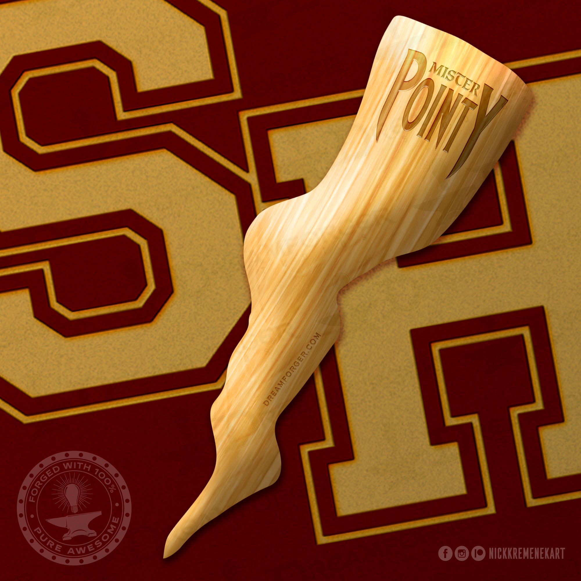 Buffyverse "Mister Pointy" Vinyl Sticker – Dreamforger Studios