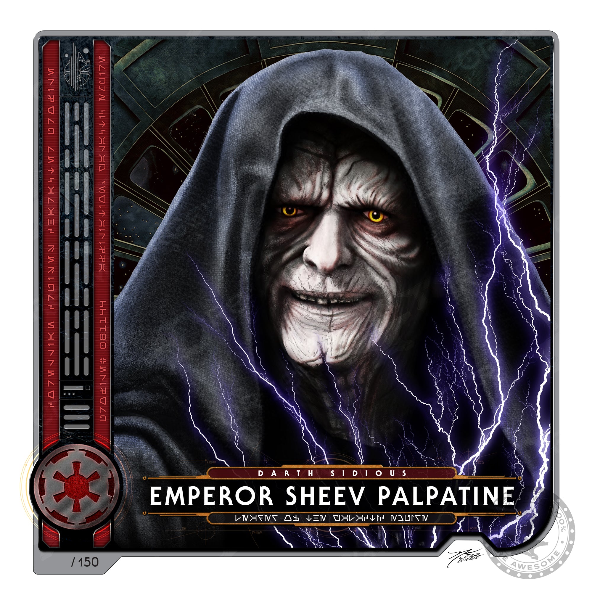 "Darth Sidious (Sheev Palpatine) • Emperor of the Galactic Empire" REF ...