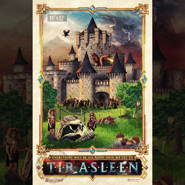 Willow "Tir Asleen" Travel Poster – Dreamforger Studios